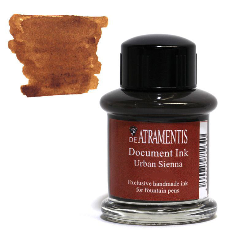 DE ATRAMENTIS Permanent Document Ink 45mL - Urban Sienna | SKETCHLANDIA
